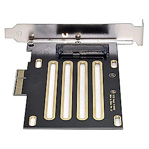 Viupolsor PCIE 3.0 X4 to U.2 U2 Kit SFF8639 Adapter for Motherboard 750 2.5inch NVMe PCIe SFF-8639 SSD Riser Card