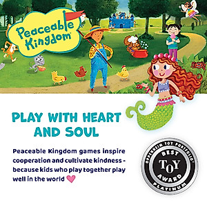 Peaceable Kingdom Mermaid Island Award Winning Cooperative Board Game for 2 to 6 Kids Ages 5+