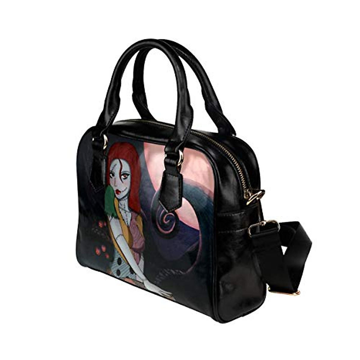 Jack and Sally Womens Leather Handbags Totes Top Handle Shoulder Bag Satchel Ladies Purses With Shoulder Strp (13#)