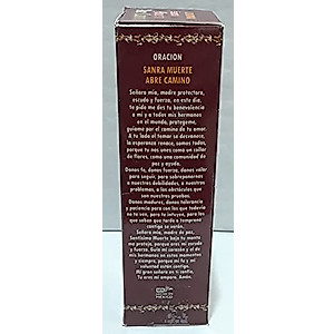 Colonia Natural Spray SANTA MUERTE - ABRE CAMINO, Suerte/Amor/Dinero/Fortuna, Unisex, Producto Esotérico