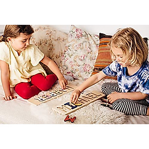 South Bend Woodworks Kids Personalized Wooden Name Puzzle – Up to 12 Characters