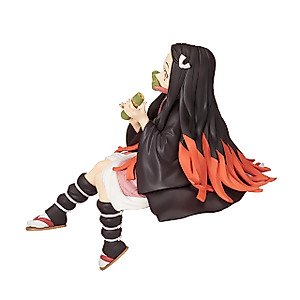 FOUONTOS Nezuko Kamado Ghost Slayer Figure Eat Rice Balls Series Action Figure Toys Collection Desk Decor Collection Toy (Onigiri Nezuko)