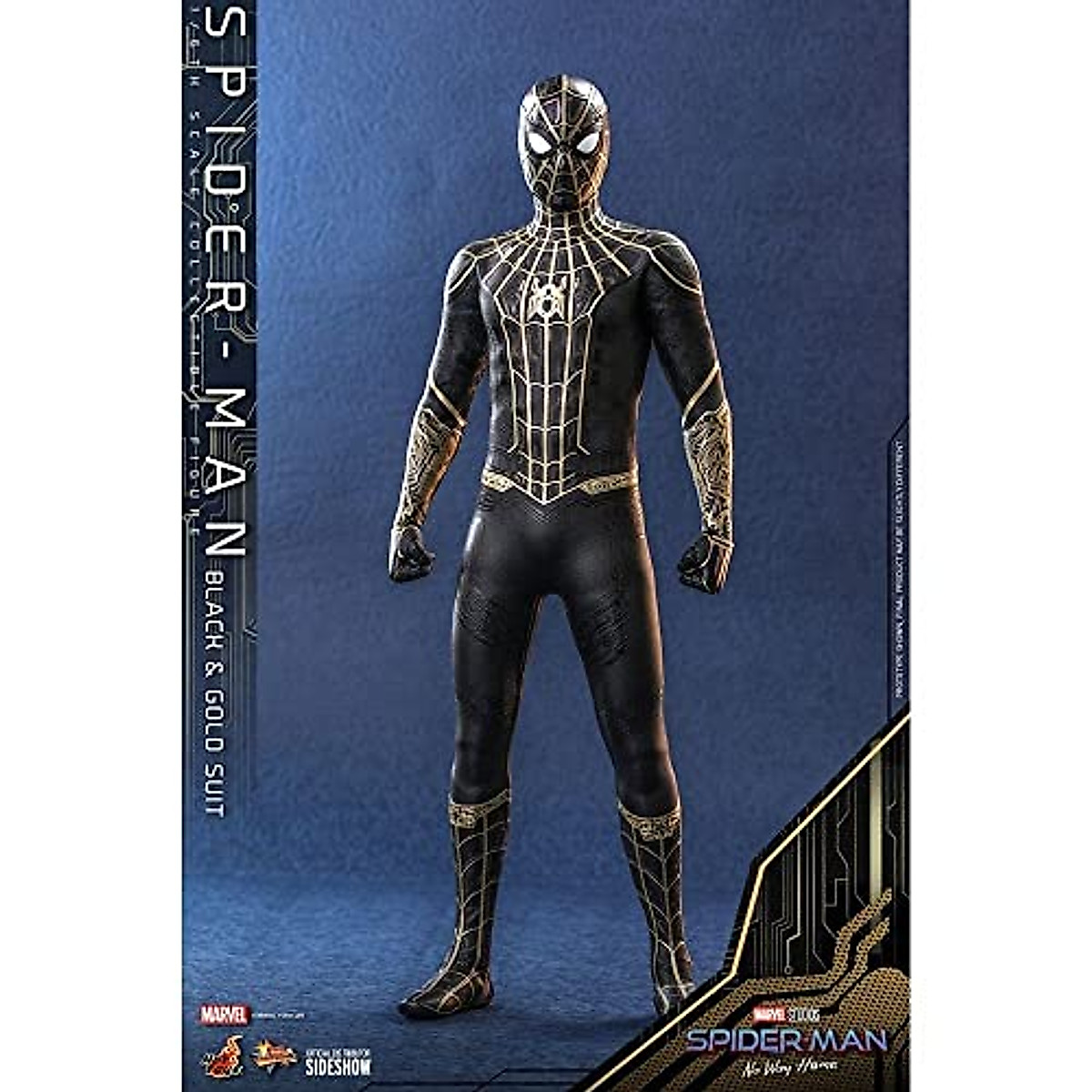 Hot Toys 1:6 Spider-Man Black & Gold Suit - Spider-Man: No Way Home