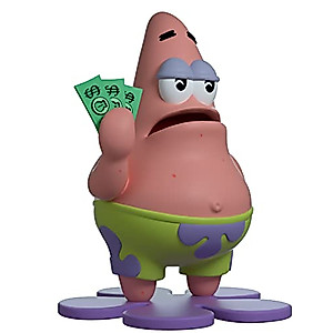 I Have 3 Dollars, 4" Patrick Collectible Figure, Based on Funny Internet Meme, High Detailed Collectible Figure - Youtooz Spongebob Squarepants Collection Based on Cartoon TV Series