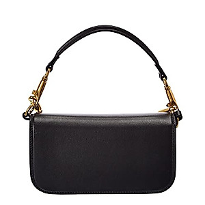 Valentino Vlogo Loco Small Leather Shoulder Bag, Black