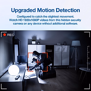 Asani Hidden Spy Camera USB Charger - Home & Office Security Nanny Cam with SD Card Slot, Motion Detection, Full HD Video, Smartphone Connectivity, Ideal for Monitoring Elderly Parents, Pets