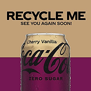 Coca-Cola Cherry Vanilla Zero, 12 Fl oz (Pack Of 12)