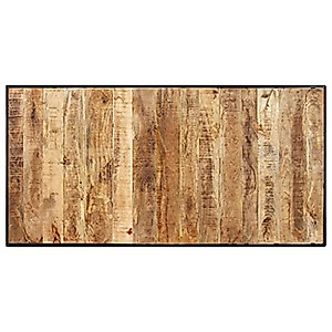 AJSEOYBS Large Dining Table,Industrial Rustic Kitchen Dining Room Table, Dinner Table for Kitchen, Living Room,Dining Table 70.9" Rough Mango Wood