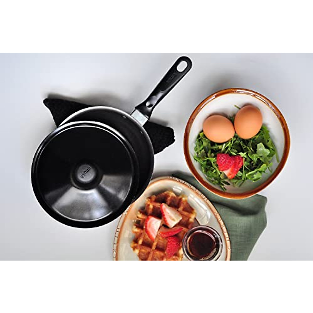 Imusa Casserole with Lid and Handle, STD, Black, Red or Blue