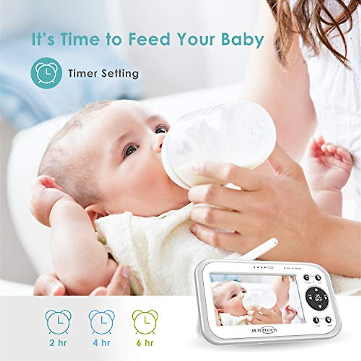 JLB7tech Add-on Camera Unit for LBtech Video Baby Monitor JLB953, LB953-2T, and JLB953P-2T(up to 4 Cameras)