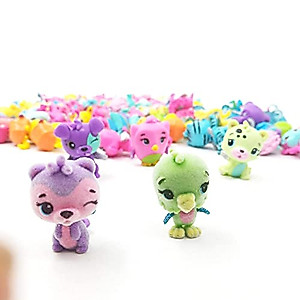 Beauy Girl Cute Miniature Pet Doll, 20 Pcs Random Mini Cute Pets Toy Doll Set Cake Topper Decoration Plant Pot Craft Dollhouse Decor