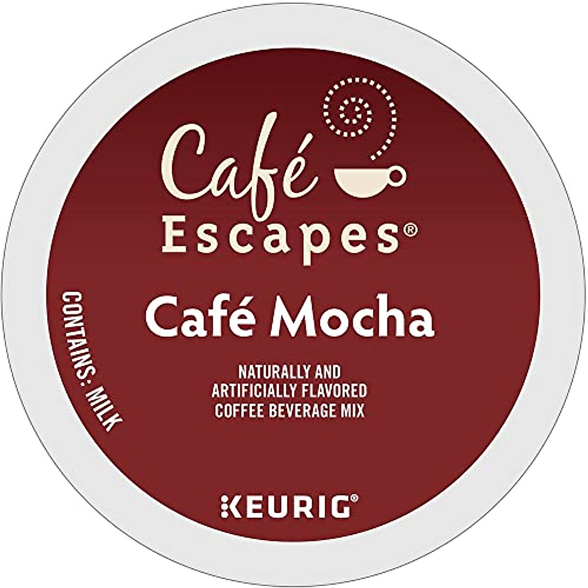 Cafe Escapes™ Single-Serve Coffee K-Cup® Pods, Cafe Mocha, Carton Of 24