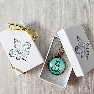Alice in Wonderland Quote Necklace, Believe In Magic, Quote Gift for Her, Best Friend Gift, Alice Quote, Alice Gift, Alice Magic Quote