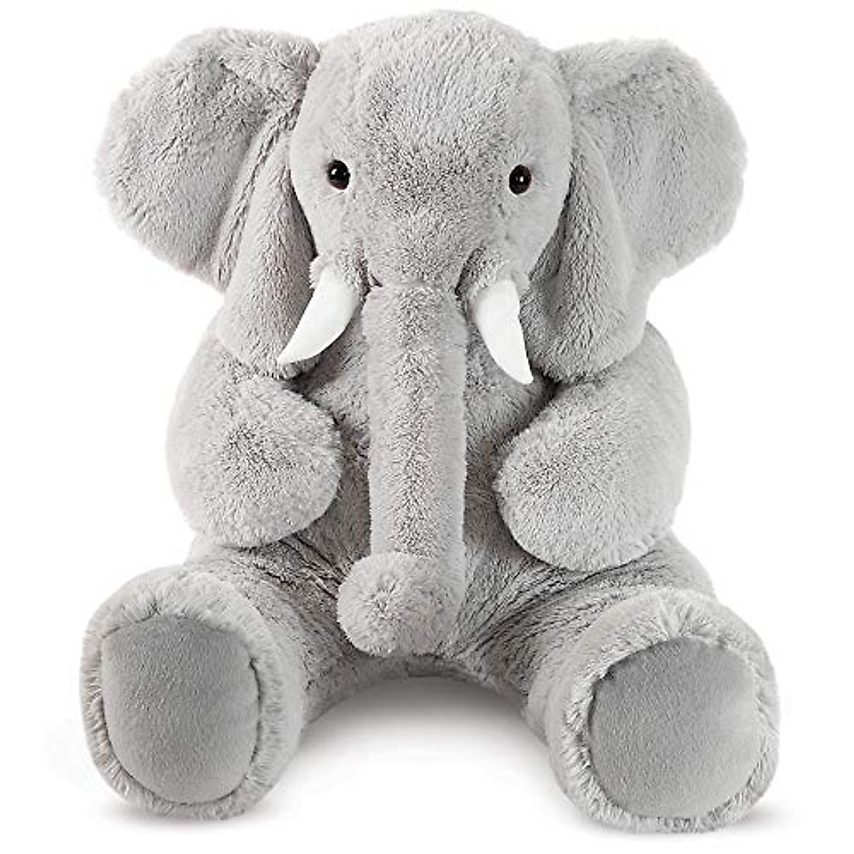 Vermont Teddy Bear Giant Elephant Stuffed Animal - 4 Foot Big Stuffed Elephant Plush from Giant Cuddle Collection - Collectible Plushies for Kids & Adults - Crafted in The USA