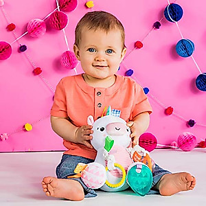 Bright Starts Bunch-O-Fun Plush Activity Toy - Unicorn, Ages 3 Months +
