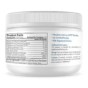 Nutrition Strength Vitamins for Nursing Dogs to Support Lactation and Post-Natal Recovery, Promote Milk Quality and Healthy Puppies with Calcium, Phosphorus, Magnesium and Zinc, 120 Soft Chews