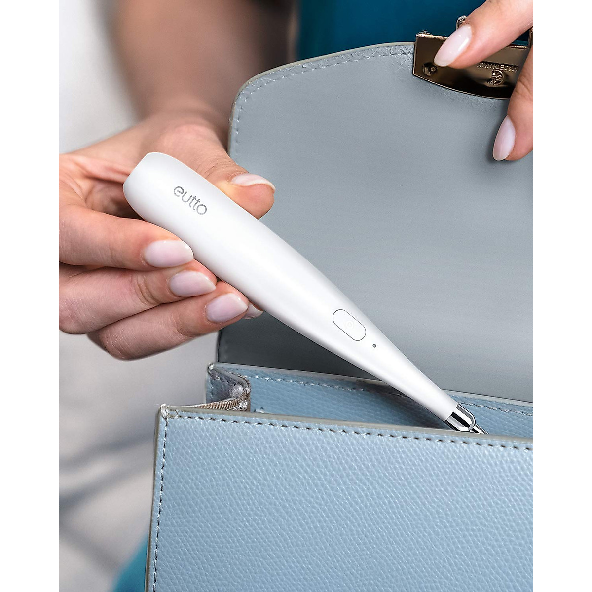 eutto Wireless Otoscope with Gyroscope, 0.15in Probe HD Ear Camera, 6 LED Lights, Ear Inspection Camera, Ear Wax Removal Tools, Compatible with iPhone and Android