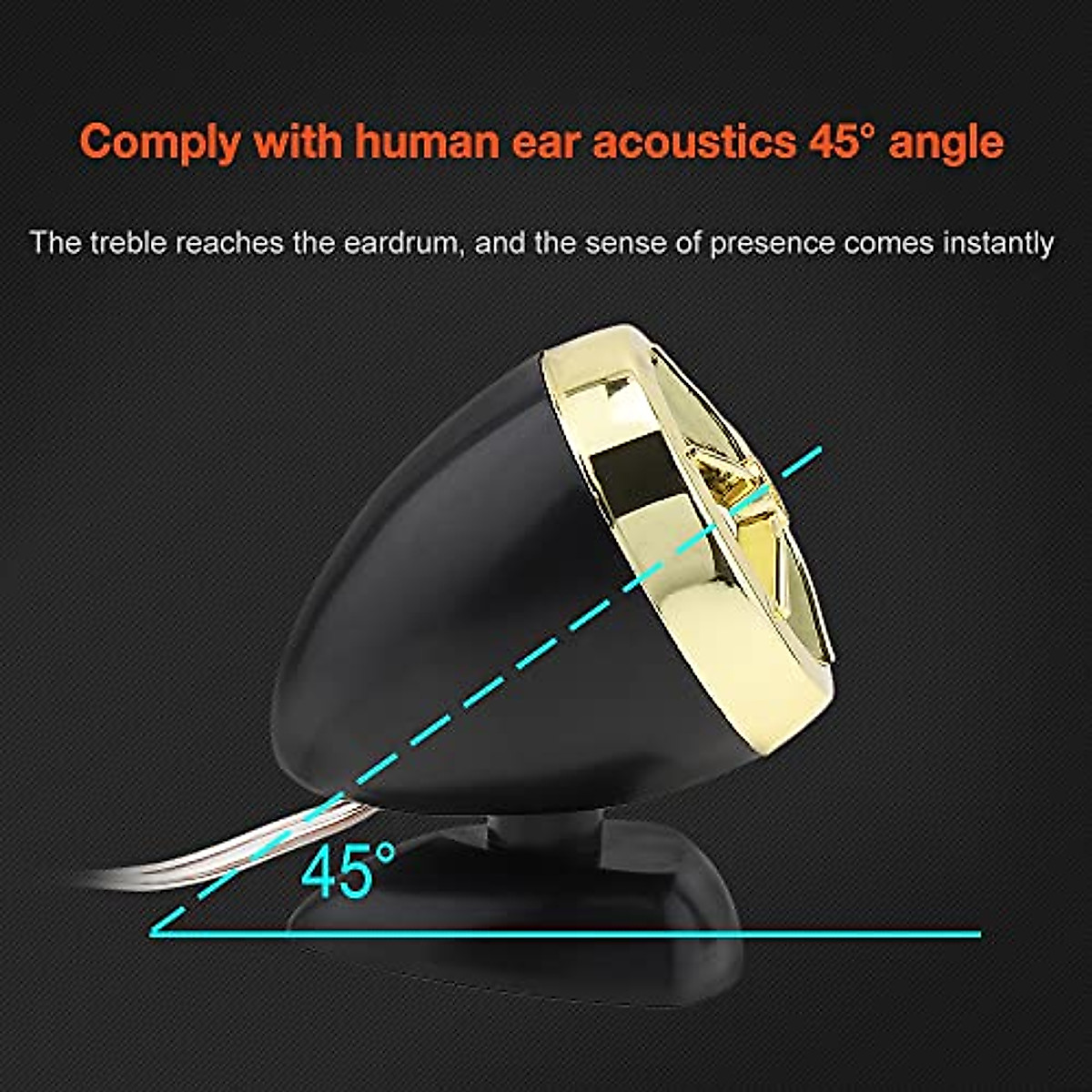 DriSentri Car Speakers, 1200W Car Dome Tweeter, 2pcs Universal 12V ...