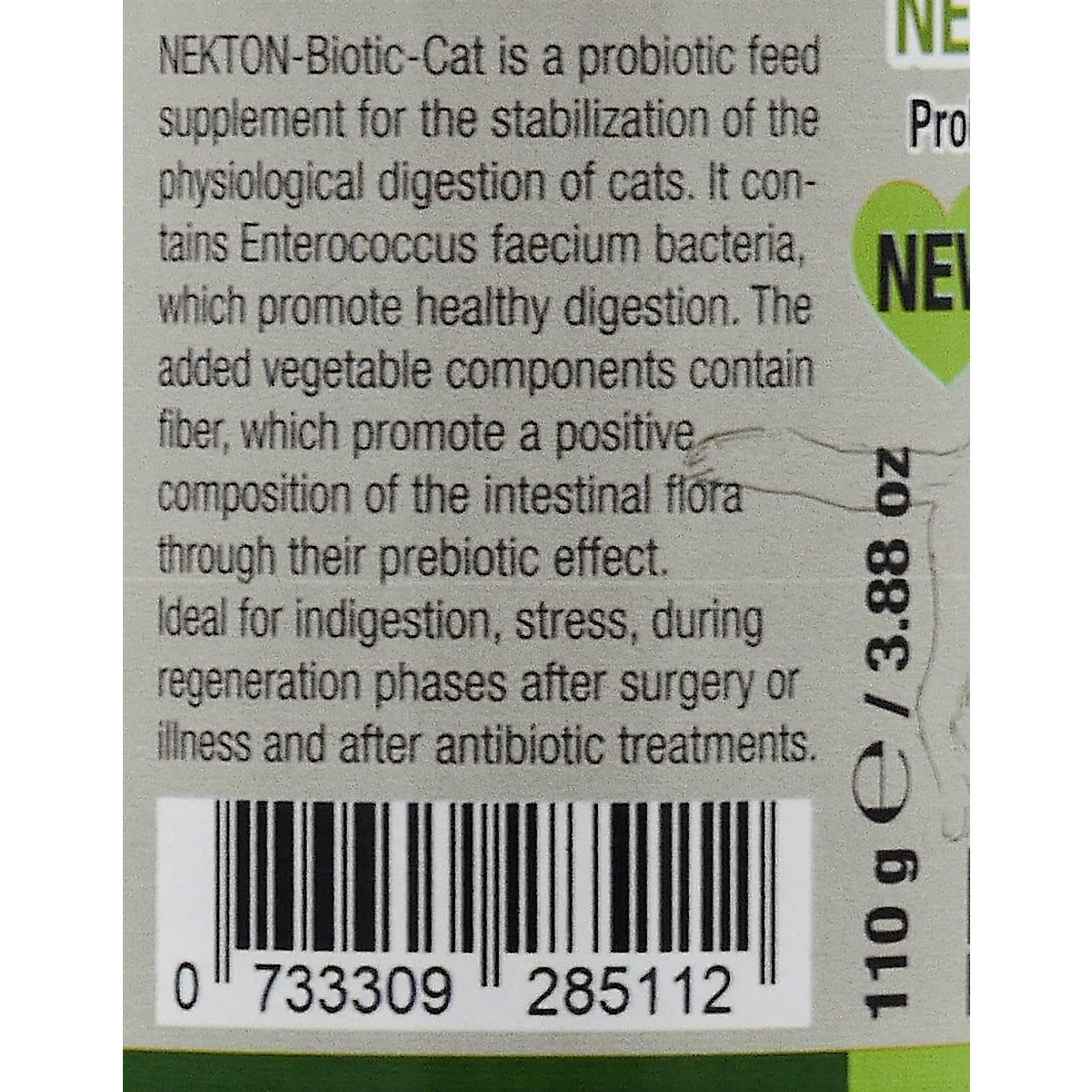 Nekton-Biotic-Cat Probiotic Supplement for Cats 110g / 3.88oz