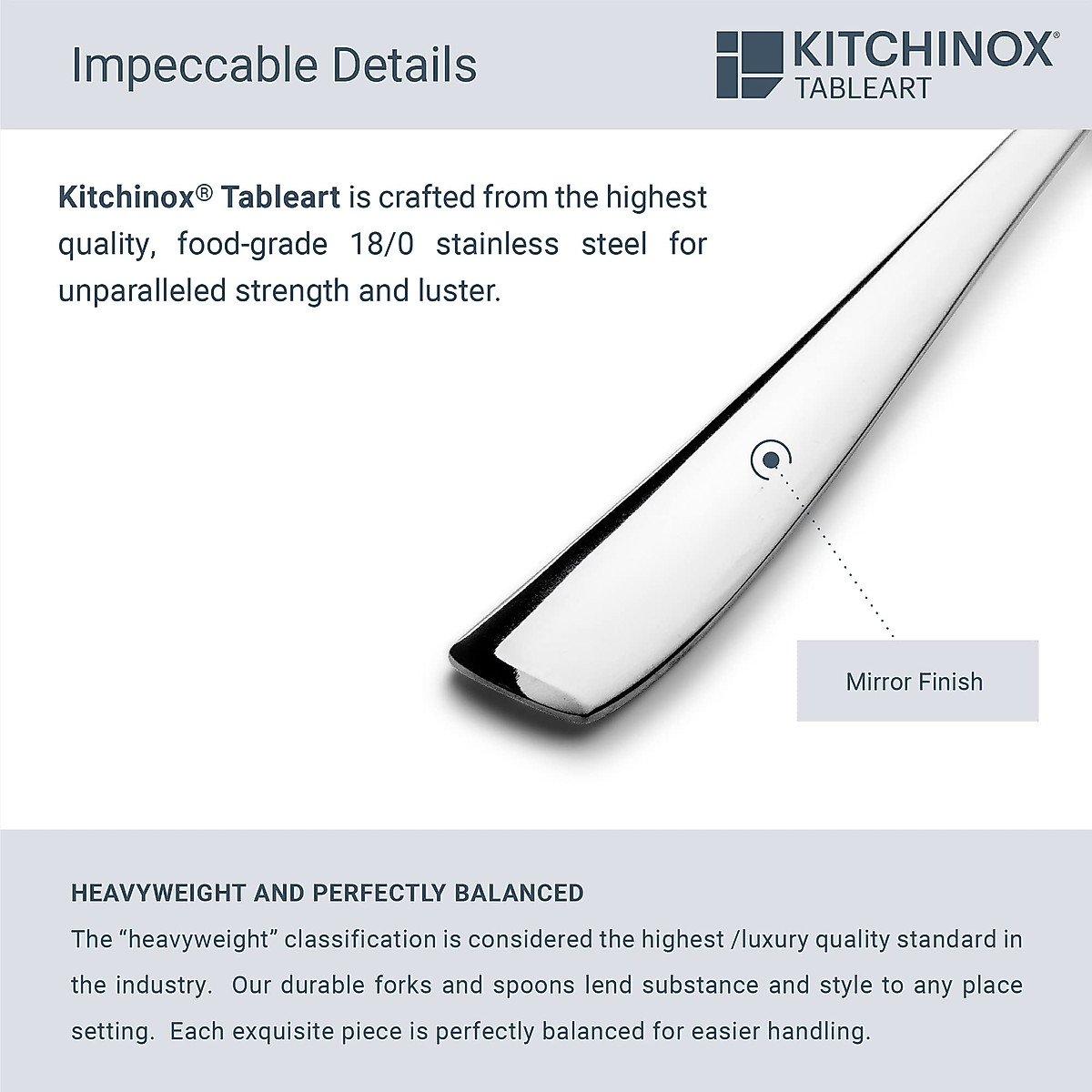 Kitchinox Flatware, Service for 4/20 Piece Set, Julia
