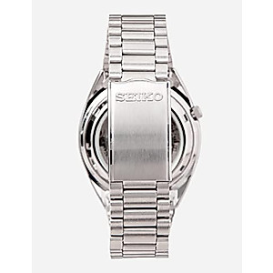 Seiko SNXS77 Automatic Blue Day Date Dial Silver Steel Bracelet Men Watch NEW