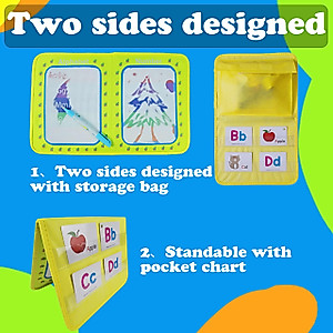LST LISKTO Montessori Busy Book for Toddlers 1-3 | Reusable Preschool Learning Activities | No Messy Ink, Just Water! Perfect for Developing Reading/Writing Skills & Portability