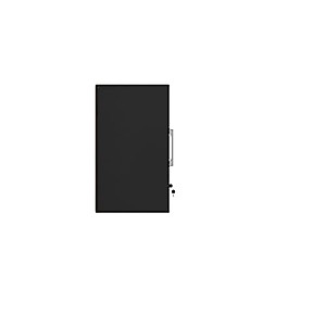 Manhattan Comfort Eiffel Garage Cabinets and Storage System, Set of 4, Matte Black and Grey