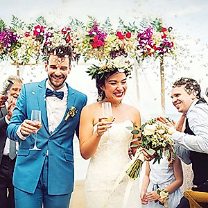 Tissue Paper Confetti 5000 Pieces White Round Confetti 1 inch Paper Circle Confetti Dots for Table Wedding Birthday Party Decoration