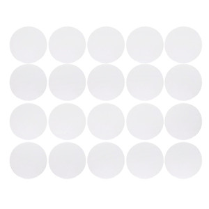 20pcs Dental Hard Splint Sheets Round, Vacuum Forming Sheet Thermoforming Material Round Good Thermoforming Performance, for Vacuum Forming Machine