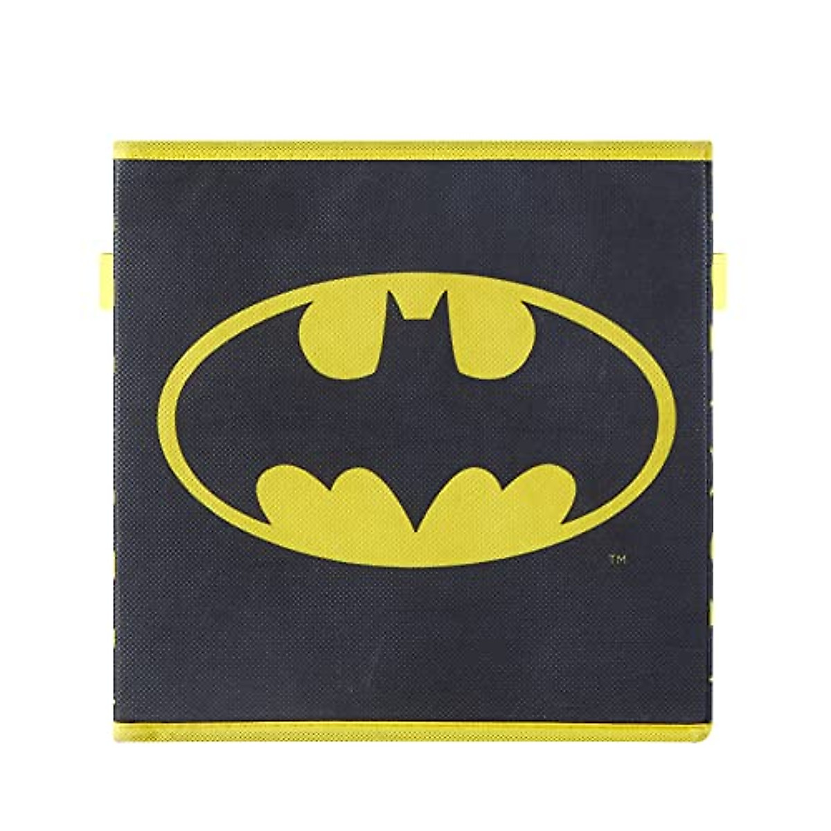 Idea Nuova Batman Collapsible Storage Cube, Black (Pack of 2)