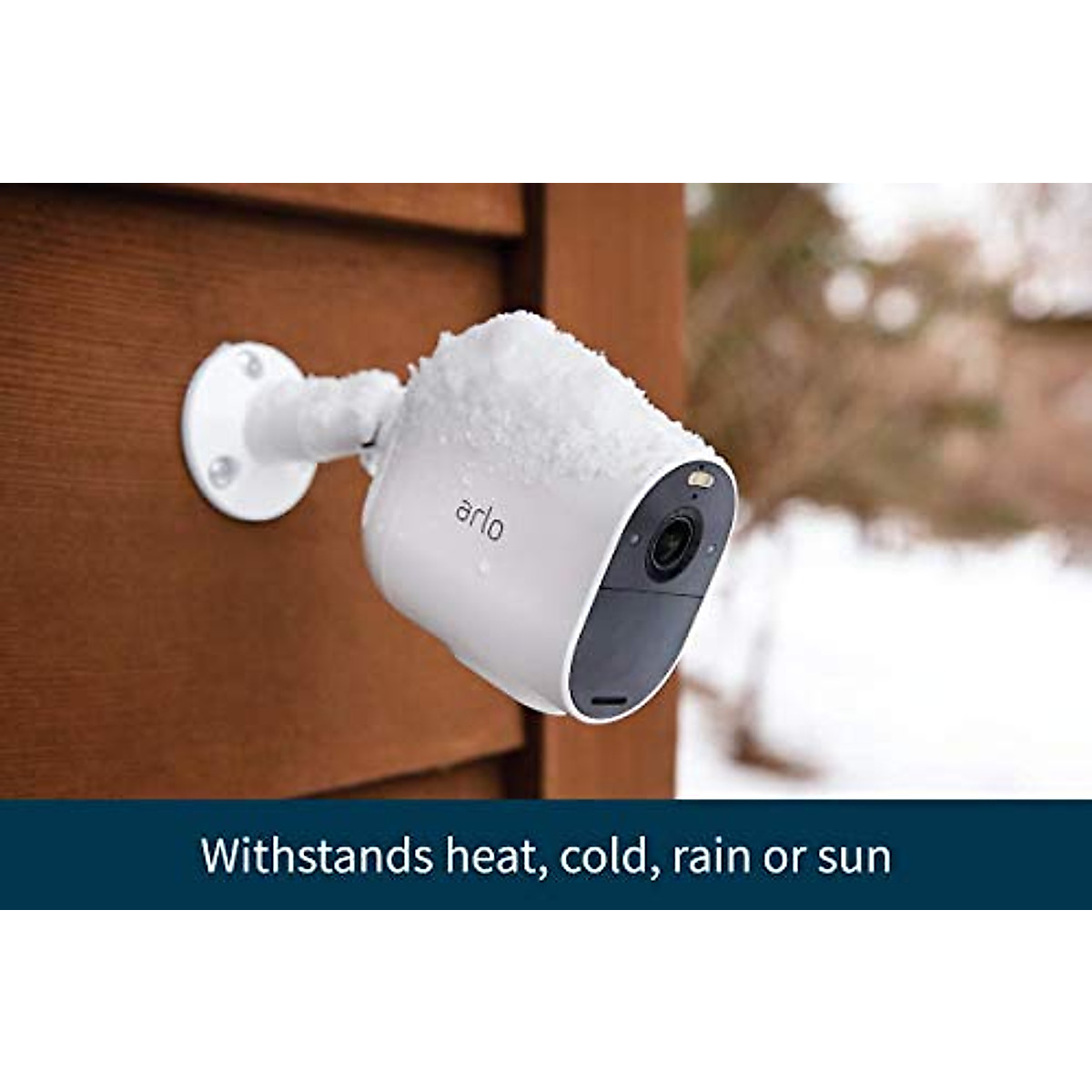 Arlo Essential Spotlight Camera - 3 Pack - Wireless Security, 1080p Video, Color Night Vision, 2 Way Audio, Wire-Free, Direct to WiFi No Hub Needed, Works with Alexa, White - VMC2330