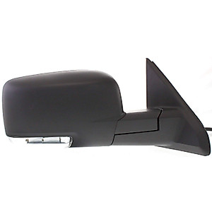 Kool Vue Right Power Heated Door Mirror Compatible With Dodge Ram 1500 2009 With Signal Light & Puddle Lamp; Without Memory Textured