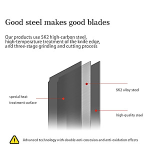 Parnios 9mm Snap Off Blades, Utility Knife Retractable Blades, 30 Degree Snap Off Carbon Steel Blades for Retractable Cutting Knives, Art Knife Replacement Blades Snap-Off Blades 100PCS