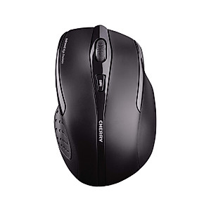 Cherry MW 3000 Wireless Mouse 2.4 GHz w/Nano USB Receiver, Black (UW7691)