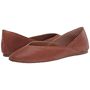 Lucky Brand Women's Alba Ballet Flat, Umber, 8