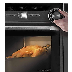 Lacor 60803 Magnetic 60 Minutes Kitchen Timer, 4 x 10 x 12 cm, Black