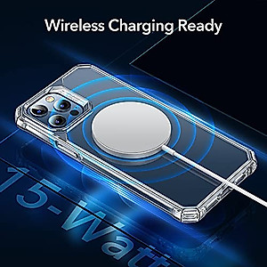 ESR for iPhone 12 Pro Max Phone Case, Military-Grade Protection, Shock-Absorbing Corners, Scratch- and Yellowing-Resistant Hard Back, Phone Case for iPhone 12 Pro Max, Air Armor Case, Clear