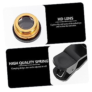 UKCOCO 2 Sets Mobile Phone Fisheye Lens Fish Eye Phone Universal Phone Camera Lens Clip on Fisheye Lens Fish Eye Lens for Camera Smart Phones Camera Accessories Camera Lens Kit Macro Lens