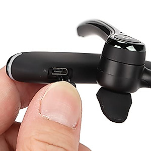 Ear Hanging Headphones, Bluetooth Headphones F910 Wireless Wrap Around Earphones Bluetooth 5.0 Single Ear Business Headphones with Noise Cancelling Microphone, Stylish Open Ear Headphones