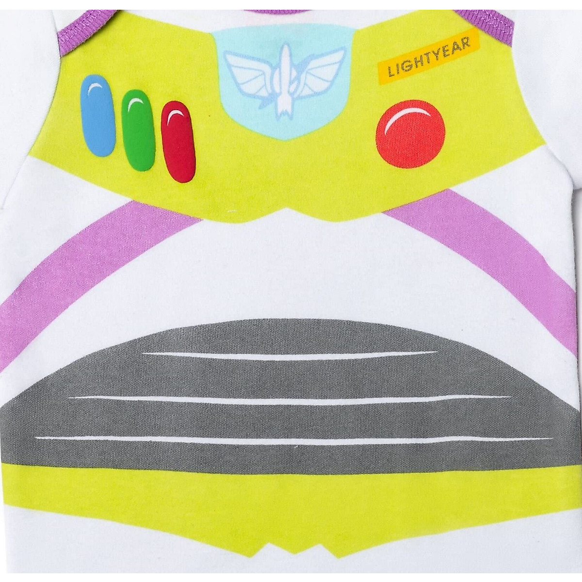 Disney Pixar Toy Story Buzz Lightyear Newborn Baby Boys Cosplay Bodysuit and Hat Set 3-6 Months