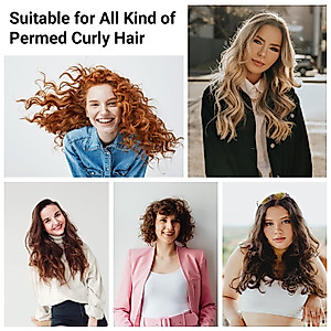 Segbeauty Universal Curly Hair Diffuser, Adaptable Hair Diffuser Attachment for Hair Salon Quality Hairstyling Tool Hair-protective Frizz-free Fast-drying for Dryers with 1.65" - 3.15" Nozzle