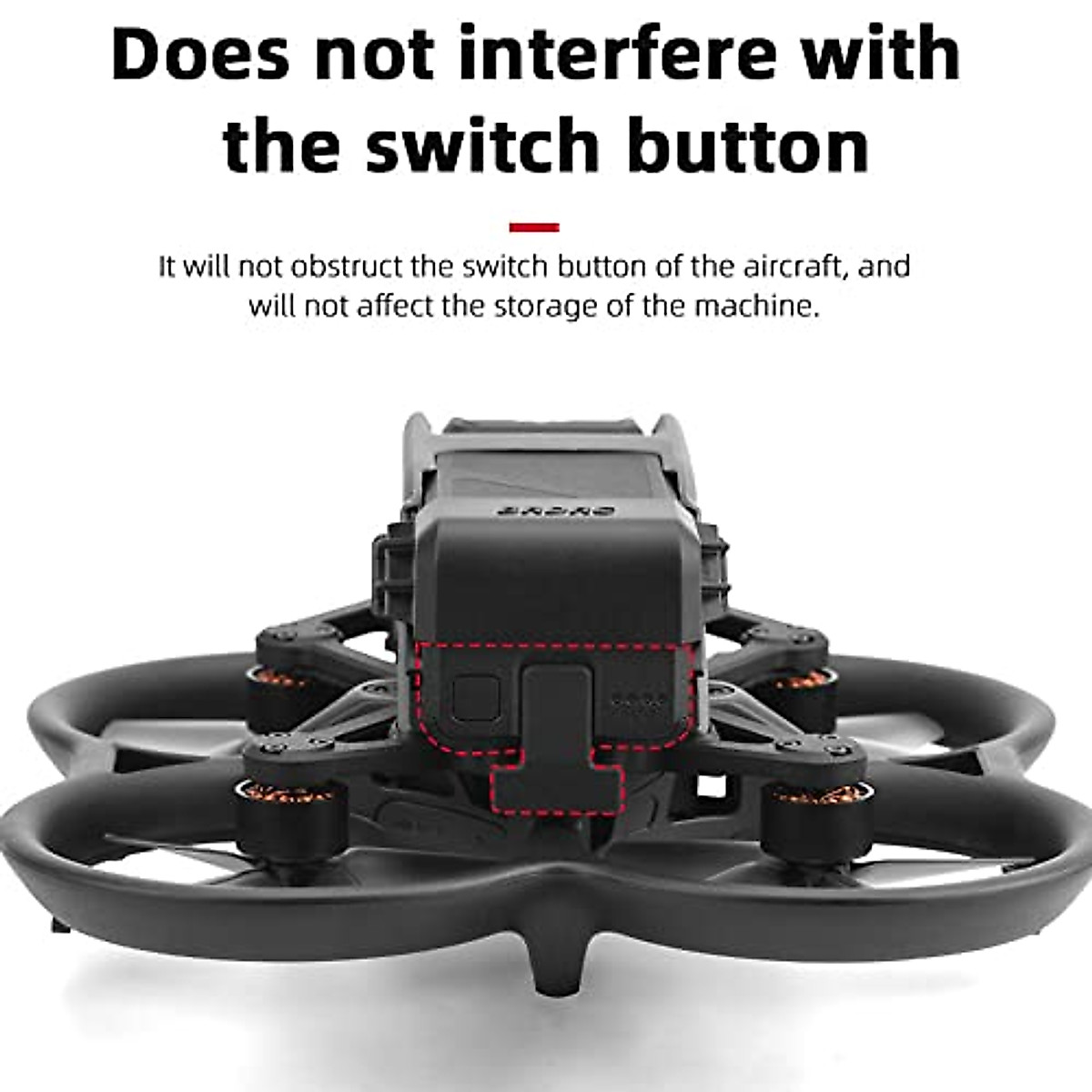 WANGBANG Drone Battery Double-Side Fixing Buckle Holder for DJI Avata Drone Accessories