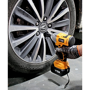 VTEK Brushless Impact Wrench 1/2 Inch Chuck,Max Torque 700N.m Cordless Impact Wrench 515 ft-lbs,Impact Gun for Car Tiers…