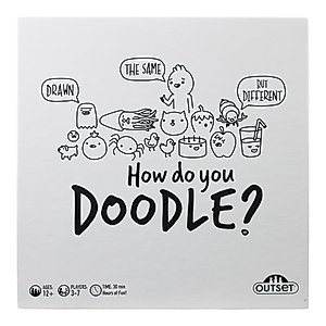 How Do You Doodle? Board Game - The Fast paced Drawing Game - for 3 to 7 Players Ages 12 and up by Outset