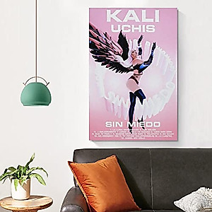 IDIDOS Kali Uchis Sin Miedo Canvas Poster Wall Decorative Art Painting Living Room Bedroom Decoration Gift Unframe-style12x18inch(30x45cm)