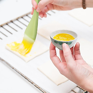 Orblue Professional-Quality Silicone Pastry & Basting Brush - Green