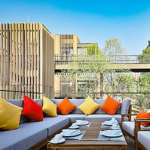 Hruile 2 3 Seater Garden Long Bench Cushion Pad Mat with Fixing Ties, 5cm Thick Bench Seat Cushion Pad, Waterproof Seat Pad for Outdoor Patio Furniture Swing Chair