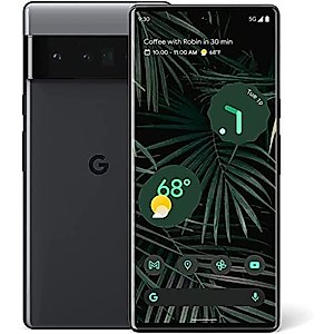 Google - Pixel 6 Pro - 128GB - Stormy Black - T-Mobile (Renewed)