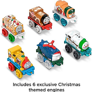 Thomas & Friends MINIS Advent Calendar 2022, Christmas gift, 24 miniature toy trains and vehicles for preschool kids ages 3 years and up