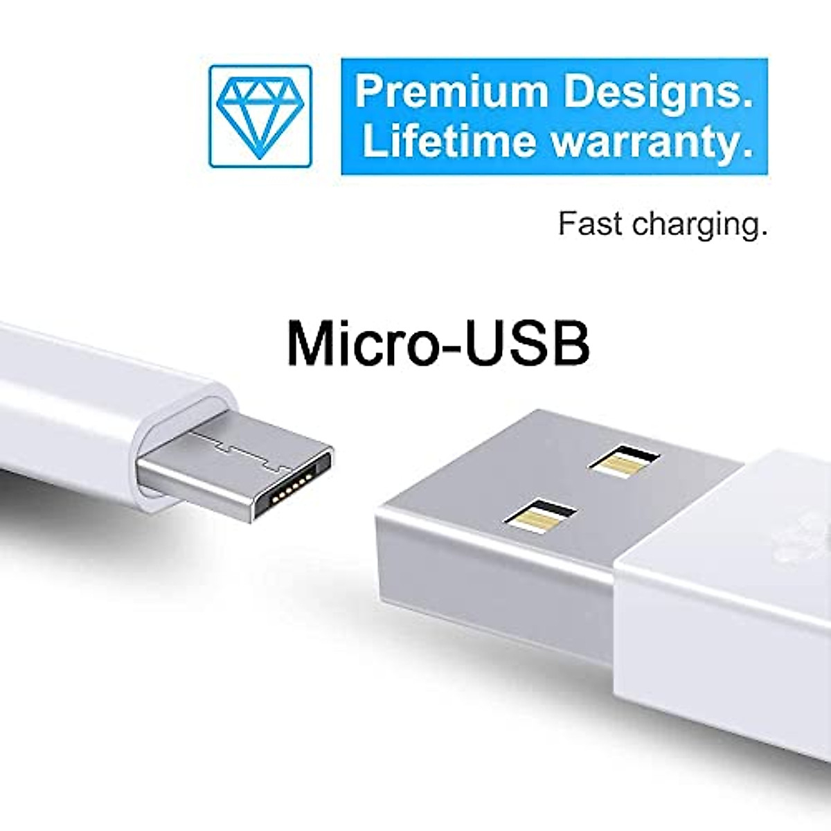 Grolebo 9m/ 30FT Power Extension Cable Compatible with Wyze Cam V3,Wyze Cam Outdoor,Arlo Essential,Eufy,Kasa,Yi,Blink Camera,NestCam Indoor,Micro USB Charging Cord for Security Camera(1pack)